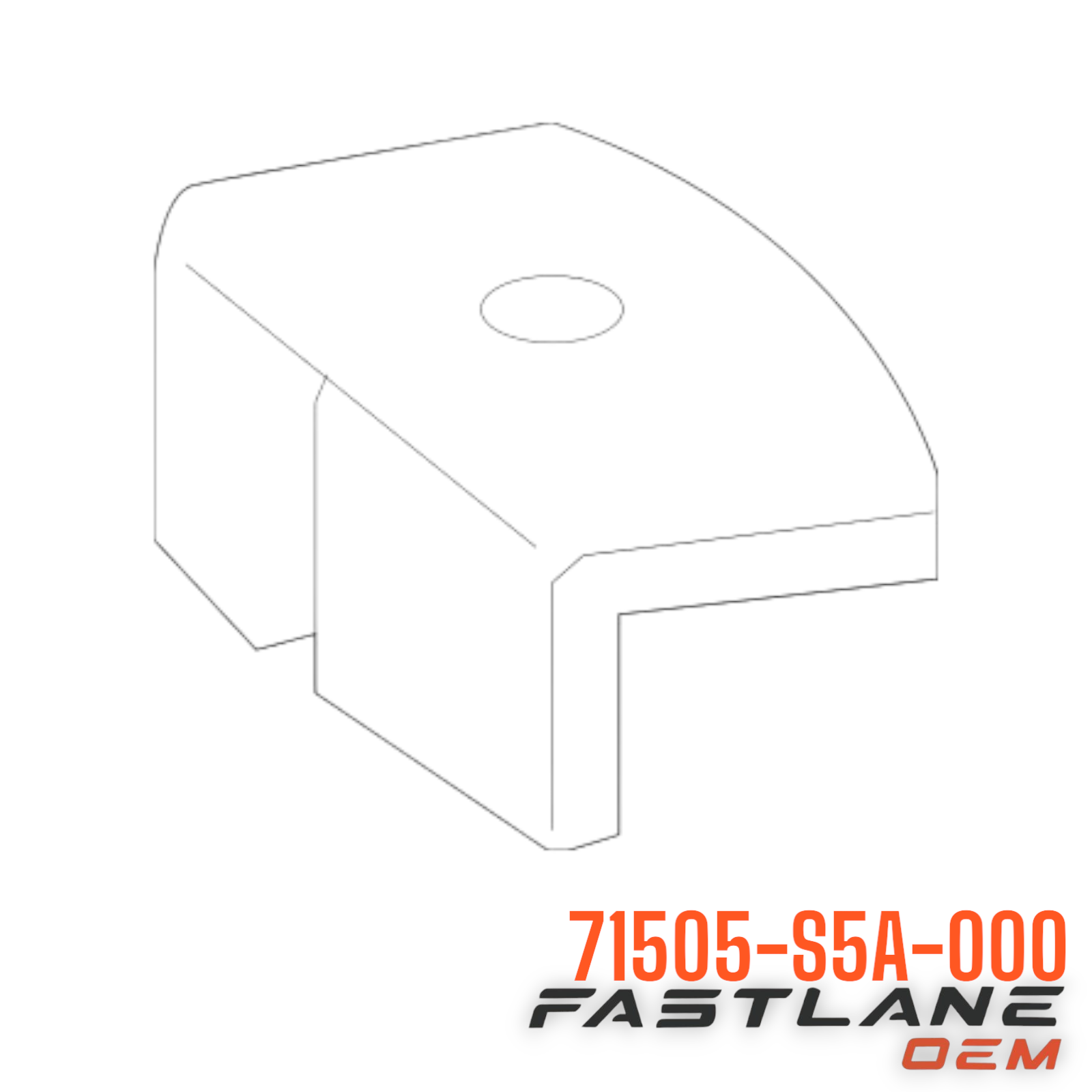 Honda OEM 71505S5A000 Rear Bumper-bumper Cover Bracket for sale online ...