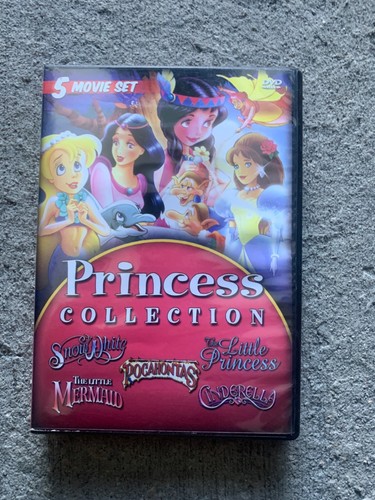 Princess Collection 5 Movie Set DVD NEW Cinderella Snow White Little ...