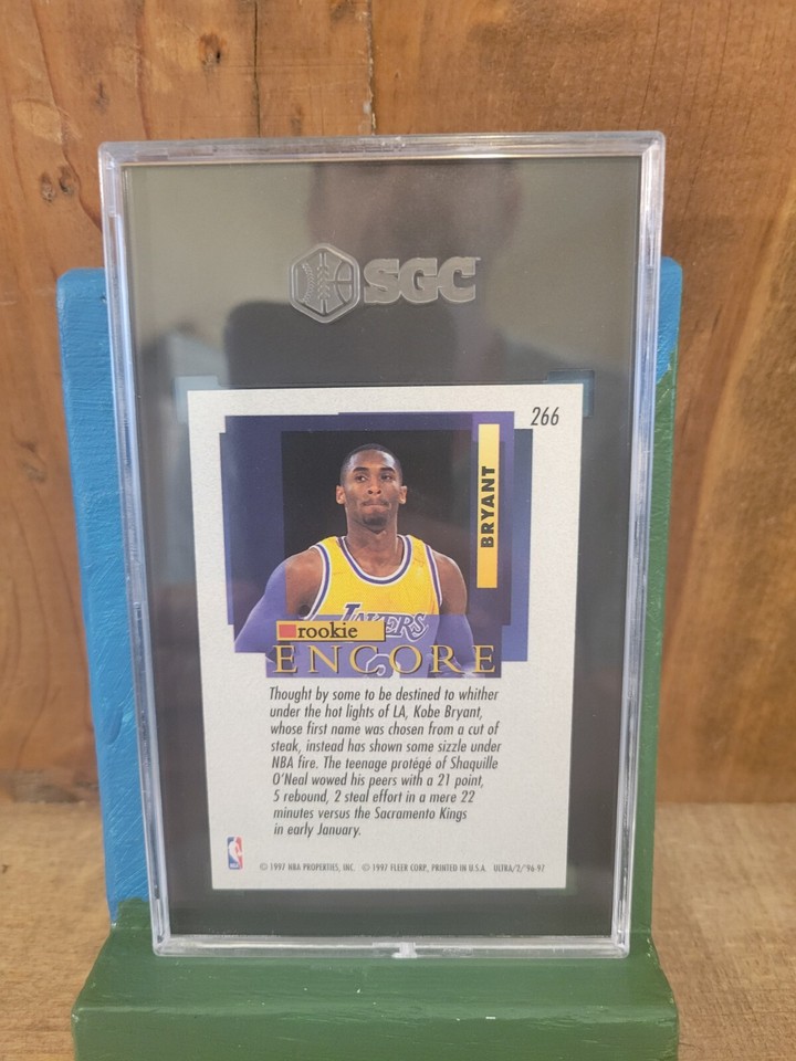 1996 Ultra Encore Rookie #266 Kobe Bryant SGC 8 NM-MT | eBay