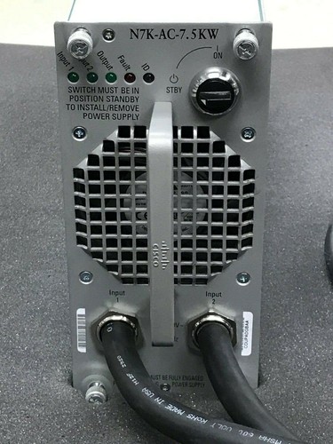 N7K-C7009 9 SLOT CHASSIS, w Fan and two 7.5K power supplies | eBay