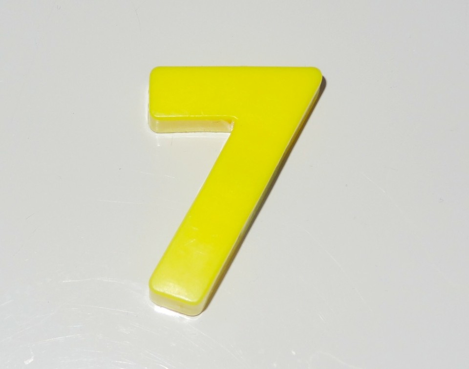 Vintage Fisher Price Magnetic Number-7-School House 923-Replacement | eBay
