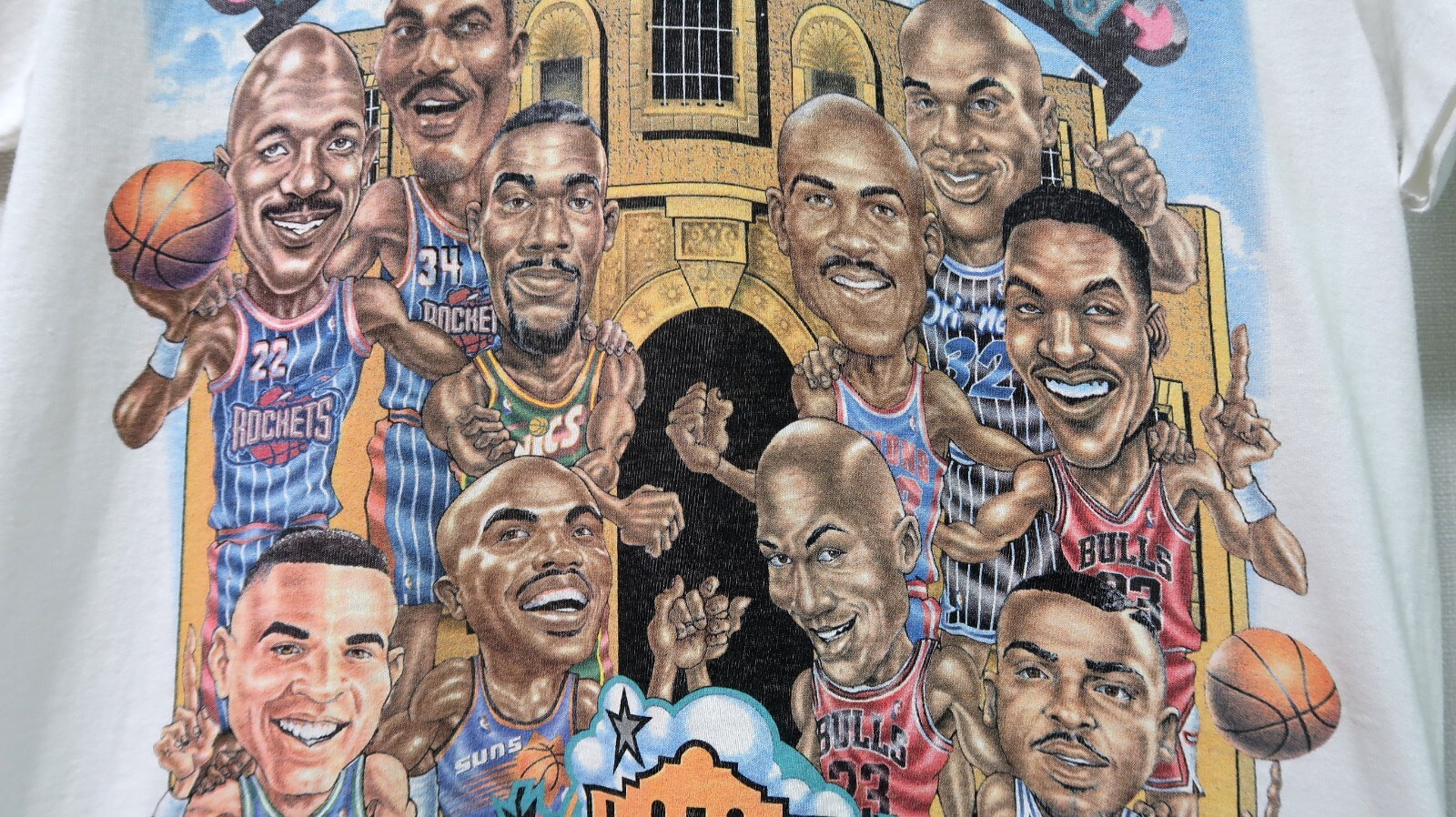 90s vintage USA NBA All Star Weekend Michael Jordan S… - Gem