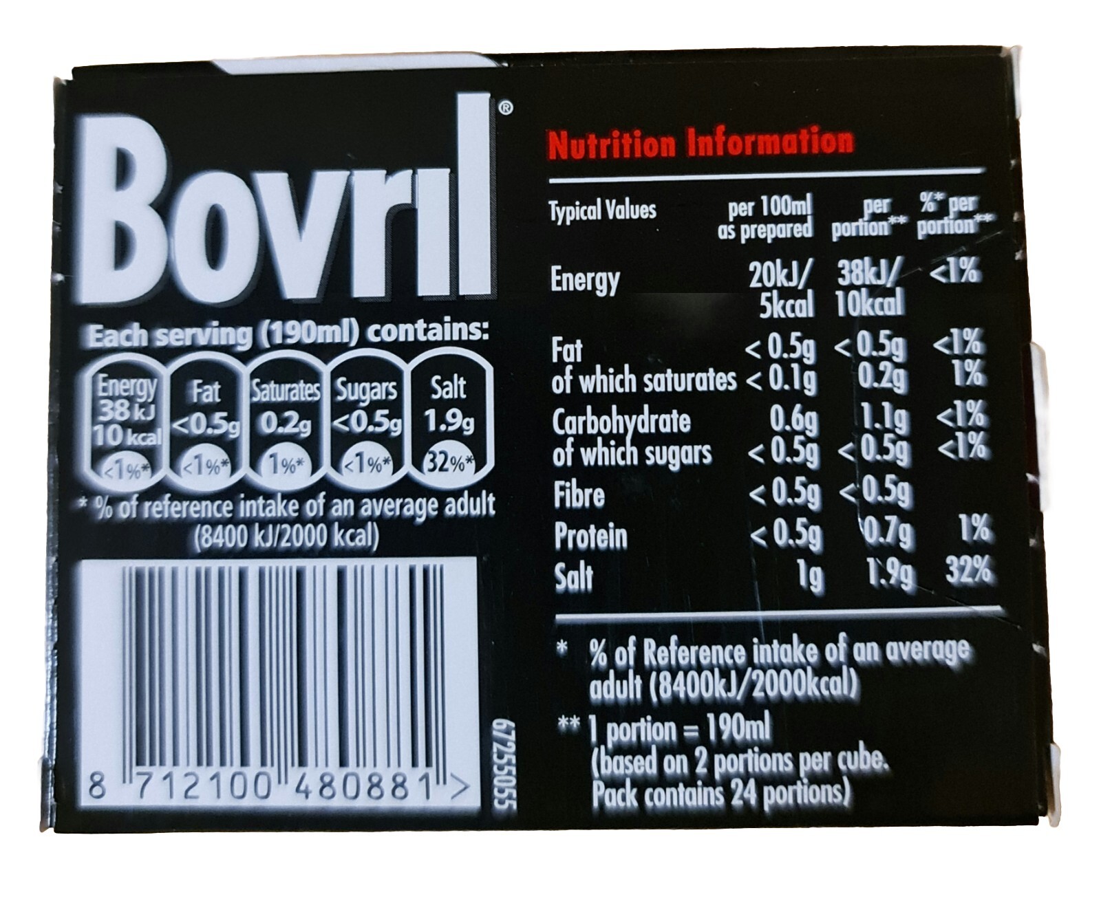 Bovril Beef Stock Cubes 1x 120g In Date~ Add To Dishes/Beefy Drink ...