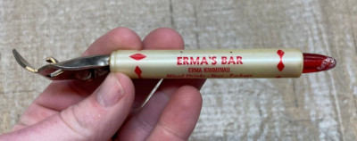 Antique Erma's Bar Bottle Opener Erma Kimminau Manitowoc WI? Where ...