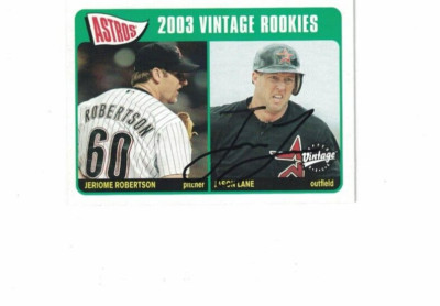 JASON LANE SIGNED IP UPPER DECK 2003 VINTAGE ROOKIES #227 AUTO | eBay