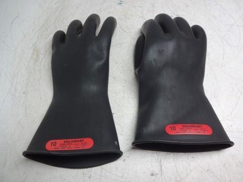 Salisbury D120 Class 0 Size 10 Lineman Gloves Type I 1000vac | eBay