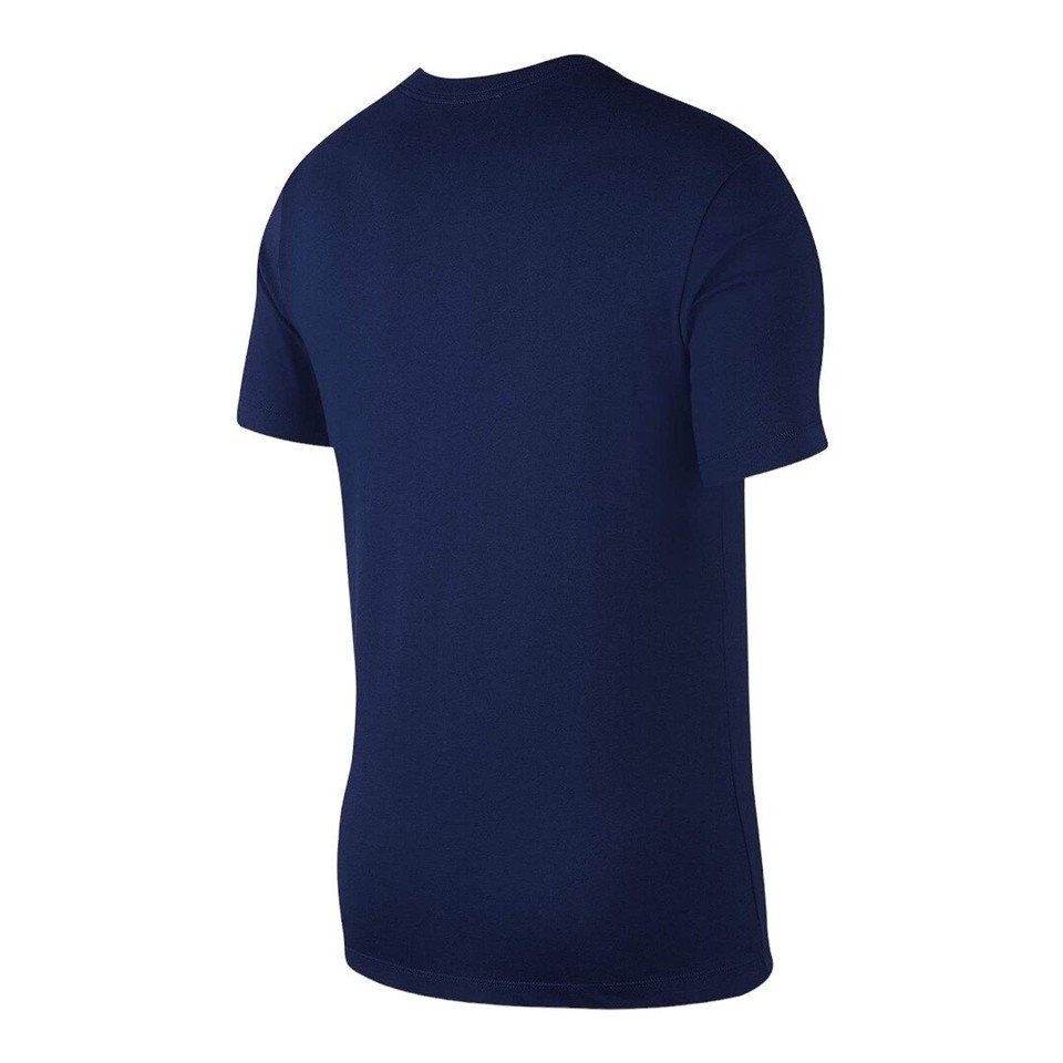 Nike Mens Medium T-Shirt Navy Blue Dri-Fit Short Sleeve | eBay