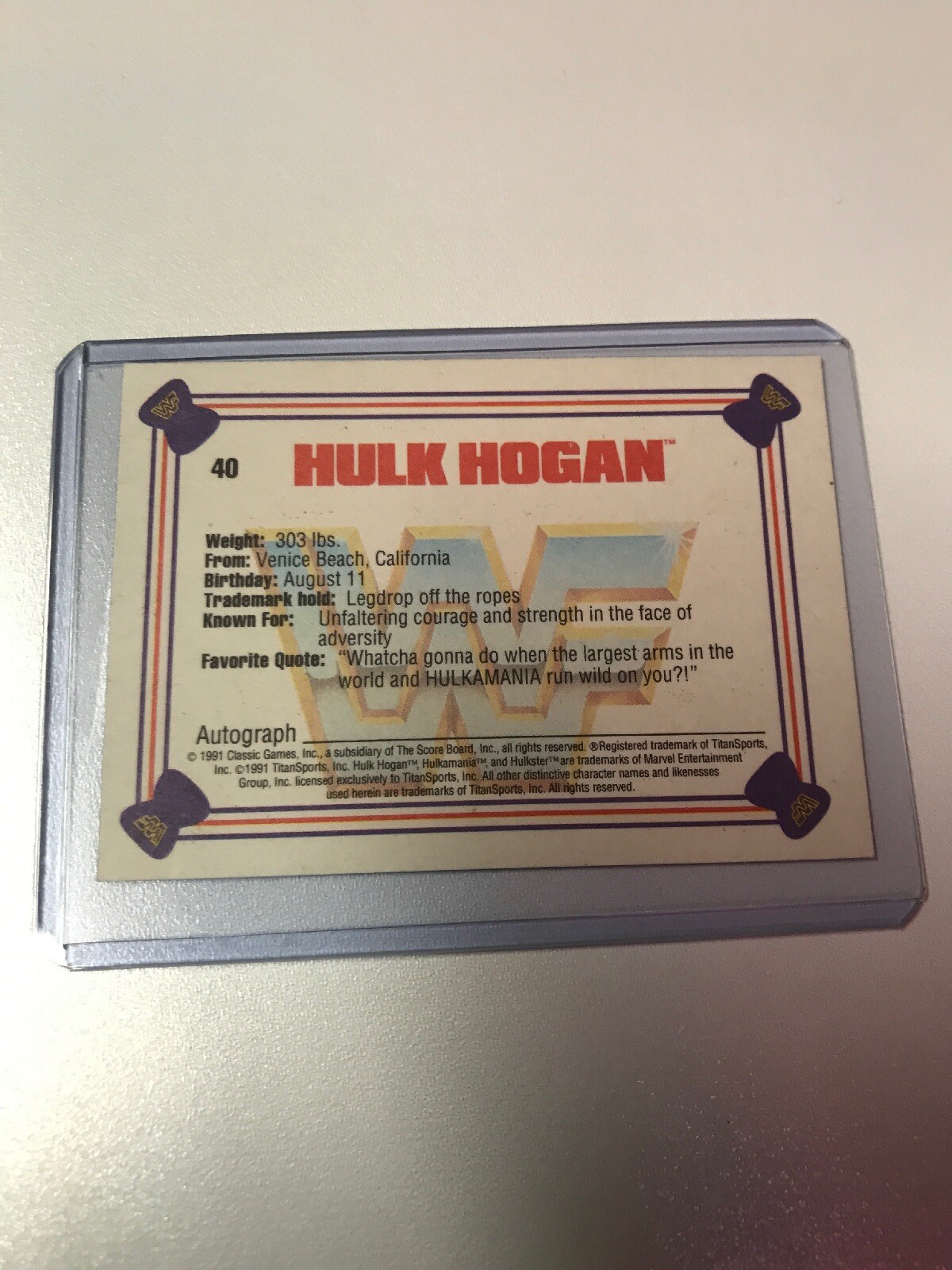 1991 WWF TRADING CARDS | eBay