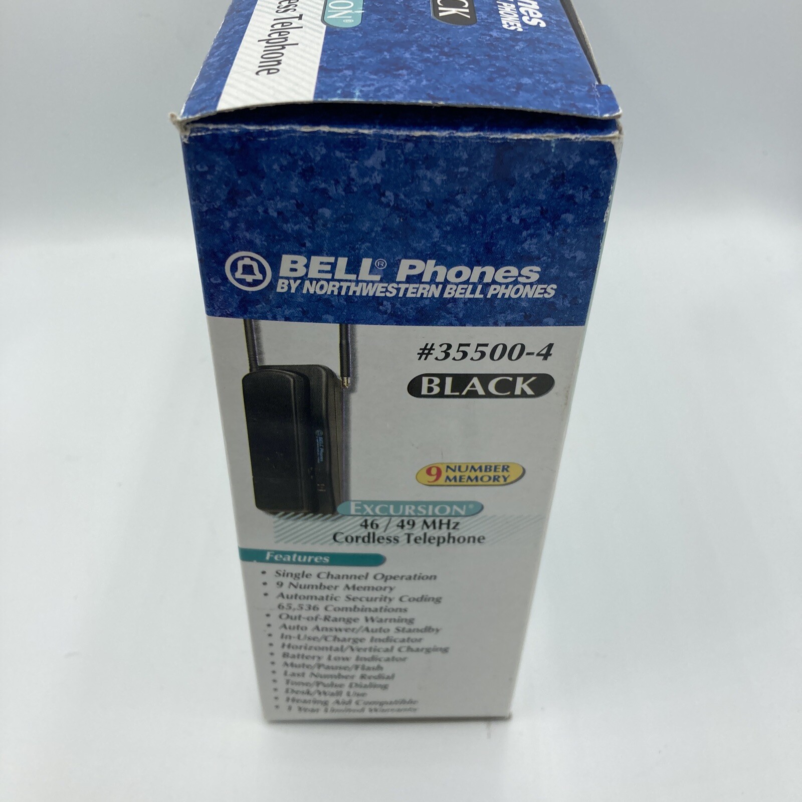 Northwestern Bell 35500-4 New Phone Vintage Cordless Landline 46/49Mhz ...