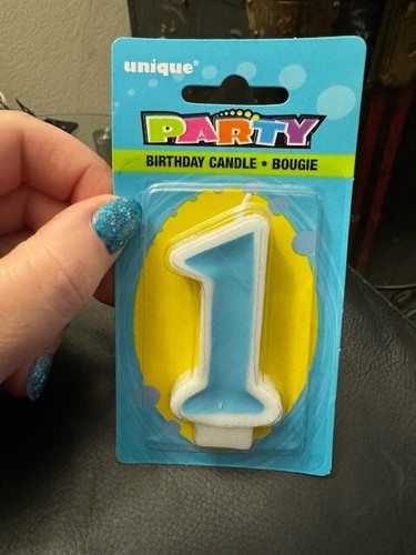 Unique Number 1 Birthday Candle Cake Decoration New!!! | eBay