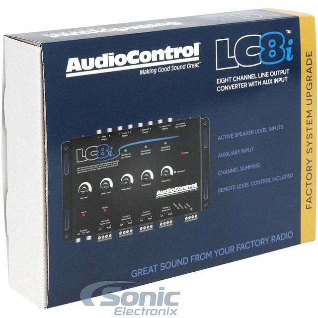 AudioControl LC8i Eight Channel Line Output Converter - Black for sale ...