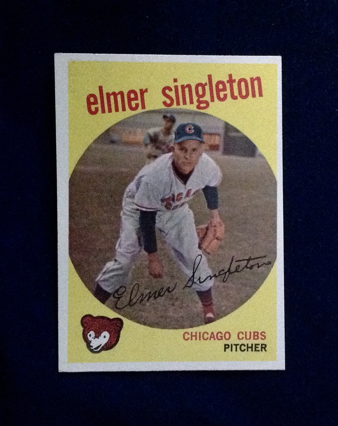 1959 Topps Baseball #548 Elmer Singleton Cubs NR-MT BEAUTIFUL SURFACES ...