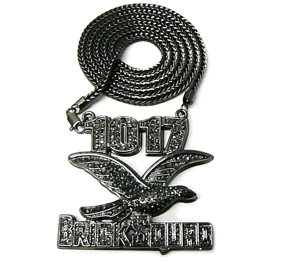 Brick Squad Bird Logo BLINGFACTORY Hip Hop Iced 1017 Brick Squad