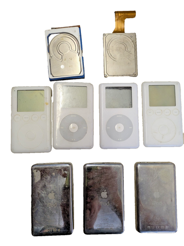 Apple iPod Classic parts and pieces A1059 A1040 HDs & cables Bundle | eBay