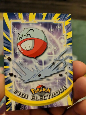 Topps Series 2 1999 TV Animation Ed ELECTRODE #101 Pokemon Character ...