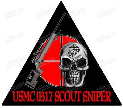 United States Marine Corps 0317 Scout Sniper Decal | eBay