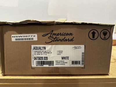 American Standard 0475020.020 Aqualyn 20-3/8" Drop In Porcelain - White ...