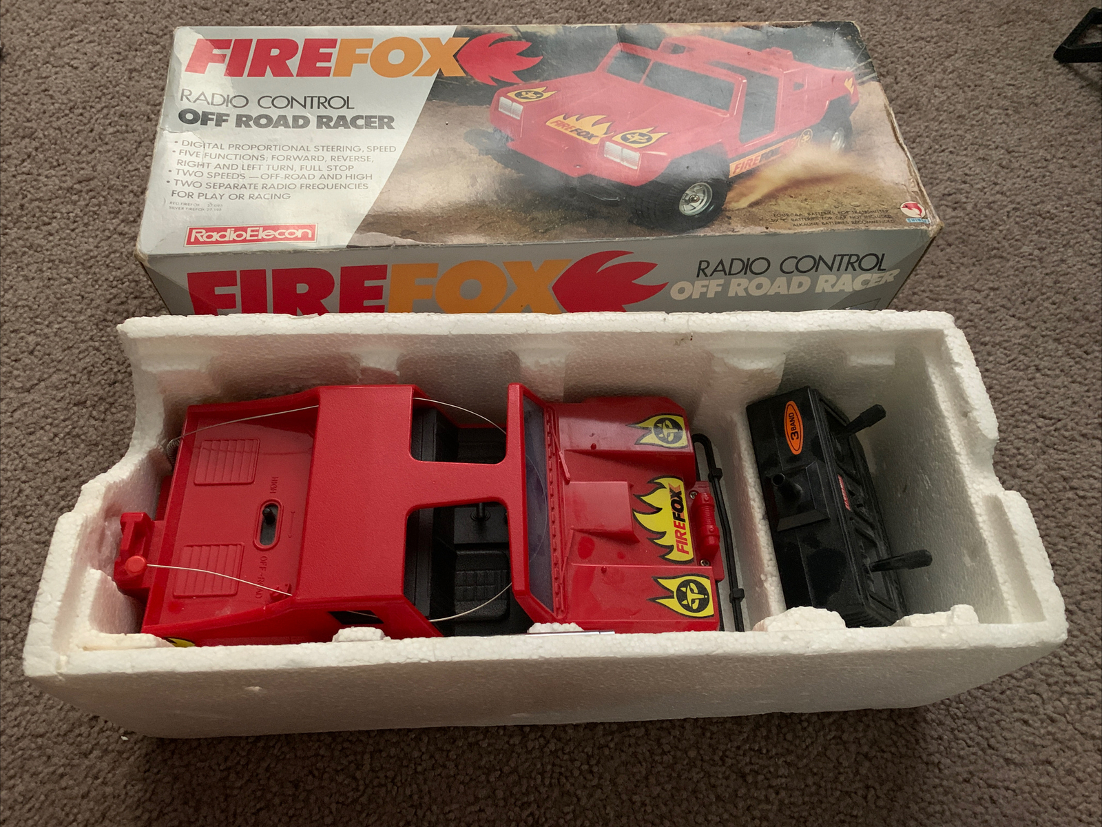 FireFox RC Vintage 1980s Rc Car Radio Control Truck Off Road Racer ...