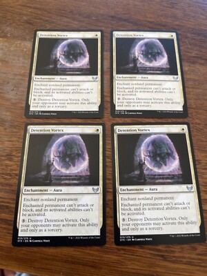 4X (Playset) MTG Trading Card's-DETENTION VORTEX Strixhaven | eBay