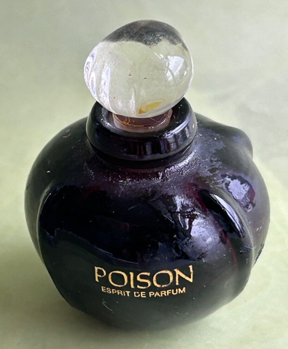vtg Christian Dior Esprit de Parfum POISON mini travel sample perfume ...