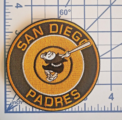 San Diego Padres 3.5" Retro Swinging Friar Iron On Patch Free Tracking ...