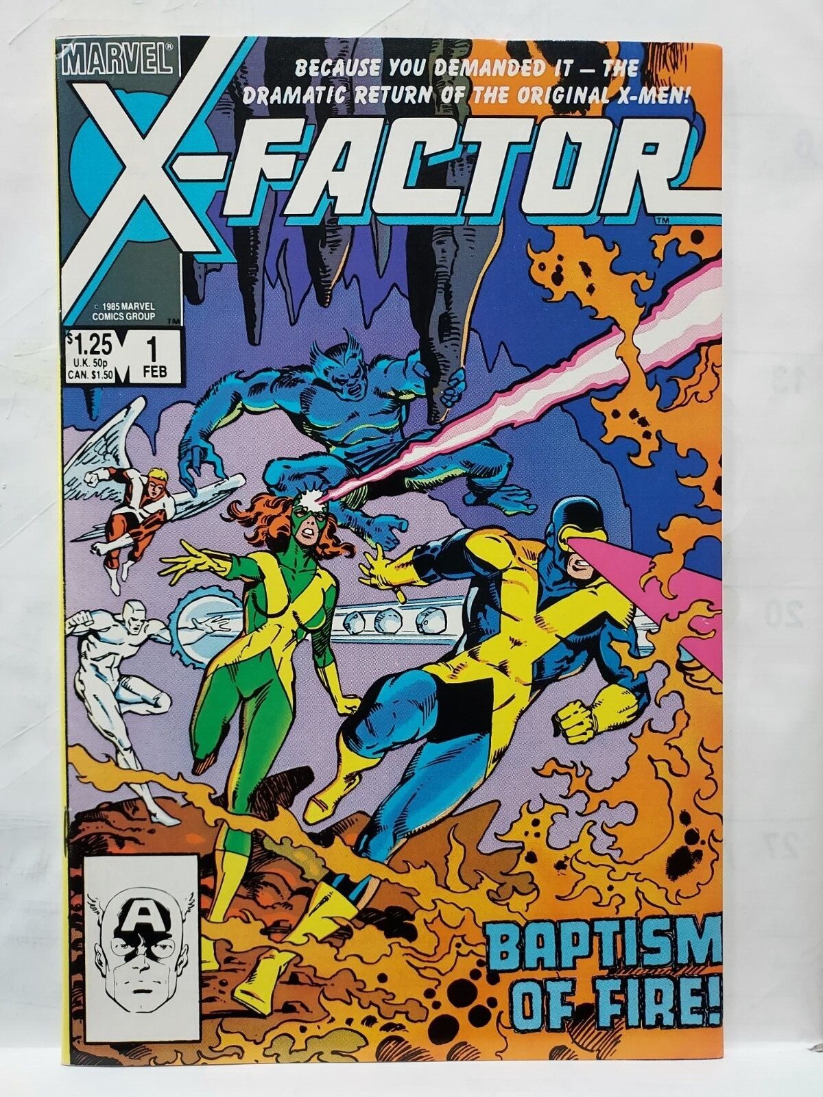 X-Factor #1, 2 VF/NM💥Origin of X-Men 1st Rusty & Hodge appearance.SUPER ...