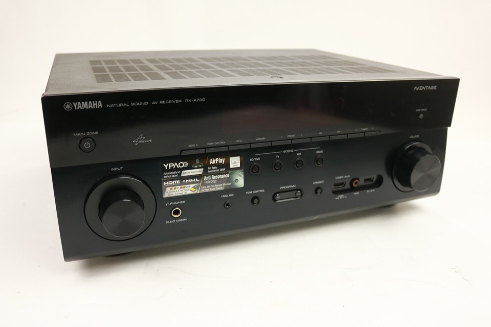 Yamaha Aventage RX-A730 Natural Sound 720 Watt 7.2 Channel HDMI AV ...