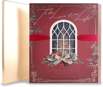 Clintons Christmas Card Giant Supersized For Love of my Life Luxury ...