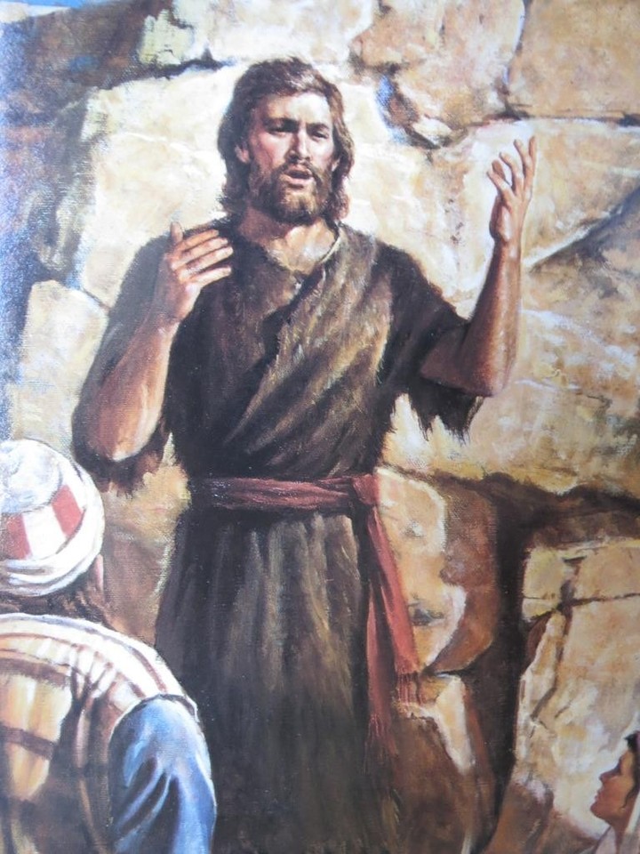 John Preaching in the Wilderness 8.5x11 Art Print LDS Latter Day Saints ...