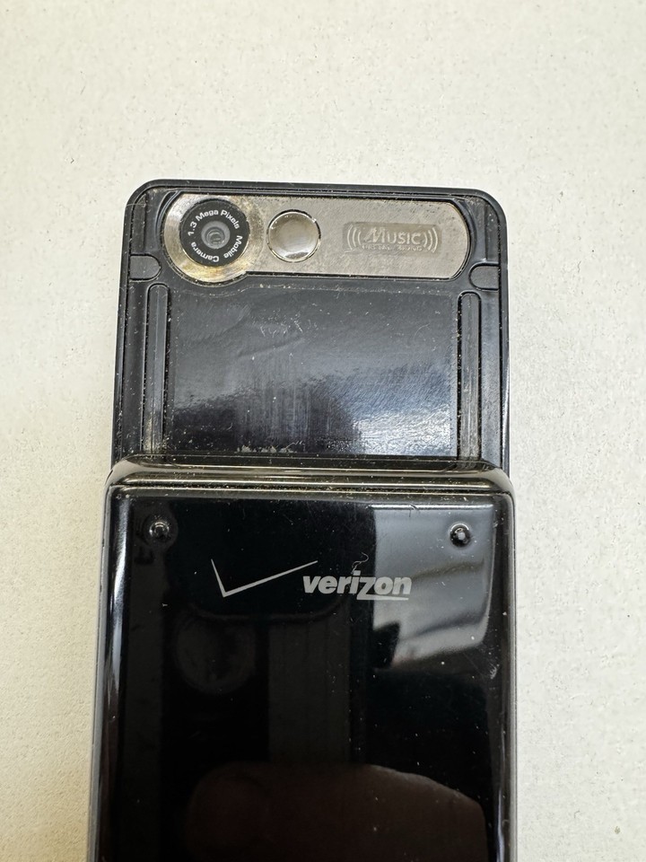 TURNS ON! - Retro Y2K Black Verizon LG Chocolate VX8500 Slider MP3 ...