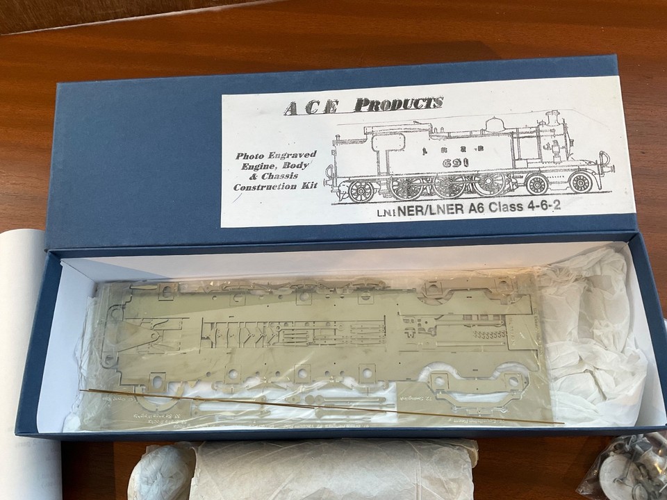 O gauge locomotive kit - Ace Products to make N.E LNER A6 Class 4-6-2 ...