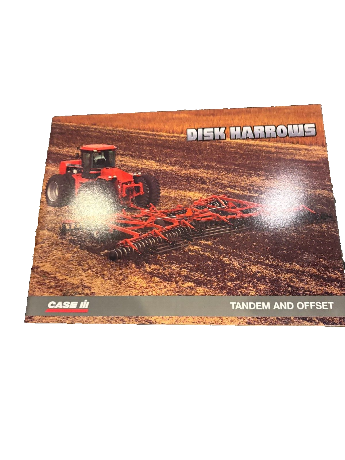 Case International Harvester Tandem & Offset Disk Harrows Brochure ...