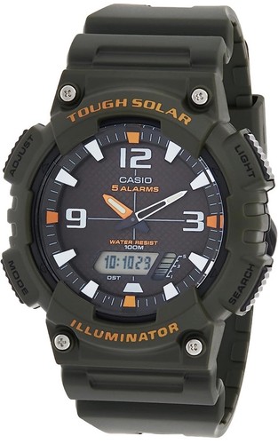 Casio Men's Tough Solar Sport Combination Watch - Mitary Green | eBay