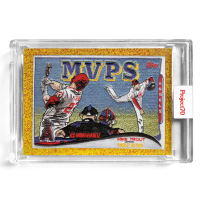 2021 TOPPS PROJECT 70 CARD #829 MIKE TROUT & SHOHEI OHTANI - BY ...