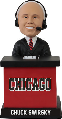 Chuck Swirsky Chicago Bulls Talking Broadcaster Bobblehead NBA ...