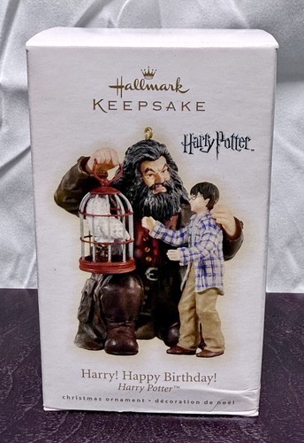 Harry! Happy Birthday! Hallmark Keepsake Harry Potter Hagrid Owl ...