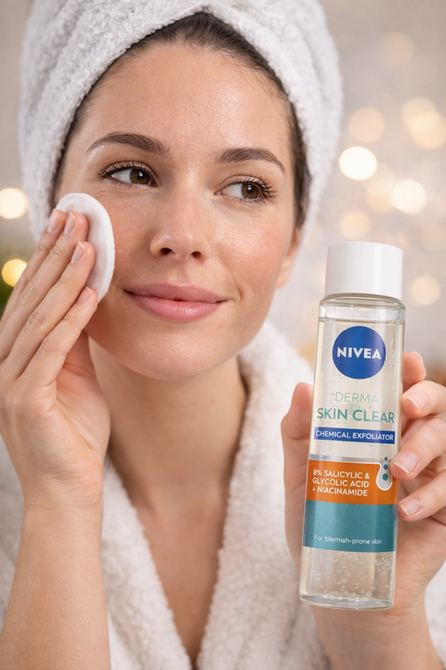 Nivea Derma Skin Clear Exfoliator Chemical exfoliator 40ml (NEW ...