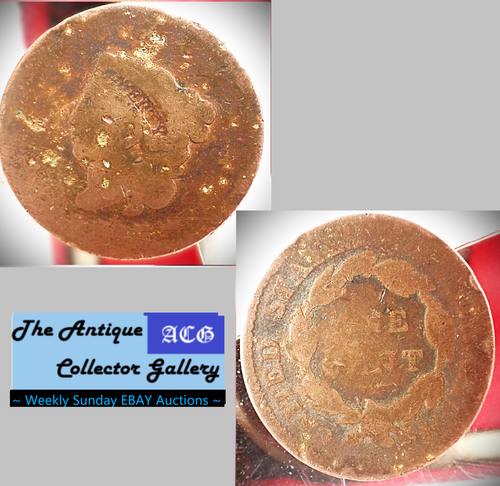 1817 US Coronet Liberty Head Large Cent🪙Matron Early Copper Penny🪙B | eBay
