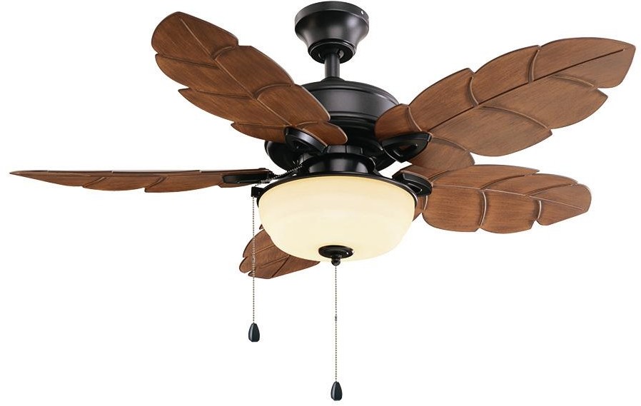 Horizontal Ceiling Fans Palm Blades