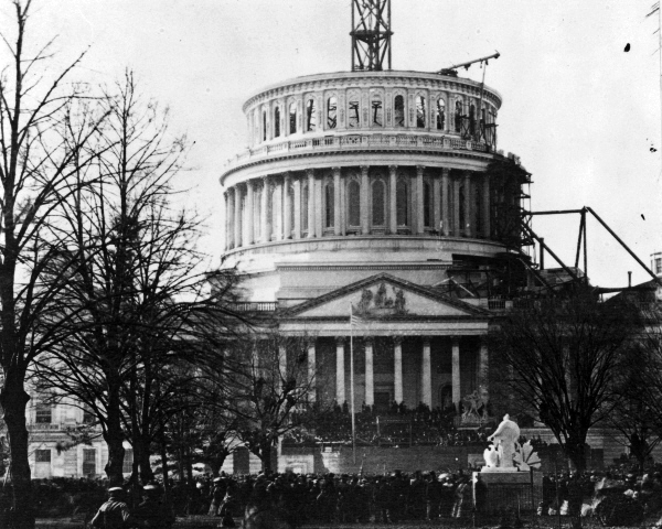 New 8x10 Photo: Abraham Lincoln 1st Inauguration at Capitol Building ...