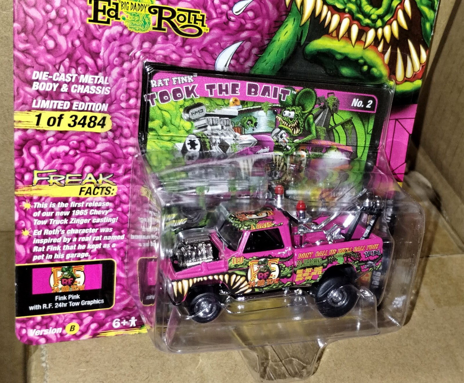 Johnny Lightning RAT FINK 1965 Chevrolet Pickup Tow Truck (Zingers ...