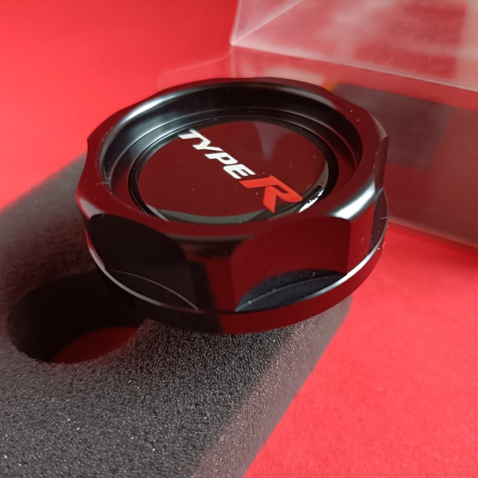 BLACK TYPE R ENGINE OIL FILLER CAP for CIVIC ACCORD RSX K20A S2000 FIT ...