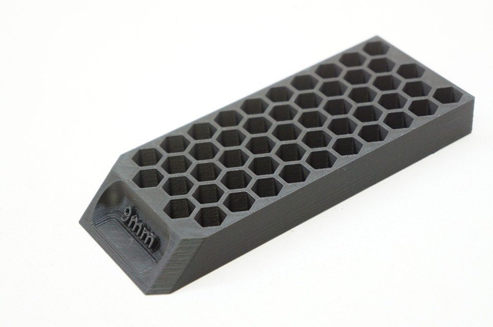 Bullet tray Reloading Block 9mm Dillon Hornady RCBS 3D Frankford Holds ...