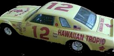 #12 Neil Bonnett Hawaiian Tropic 1976 Chevy 1/43rd Scale Slot Car ...