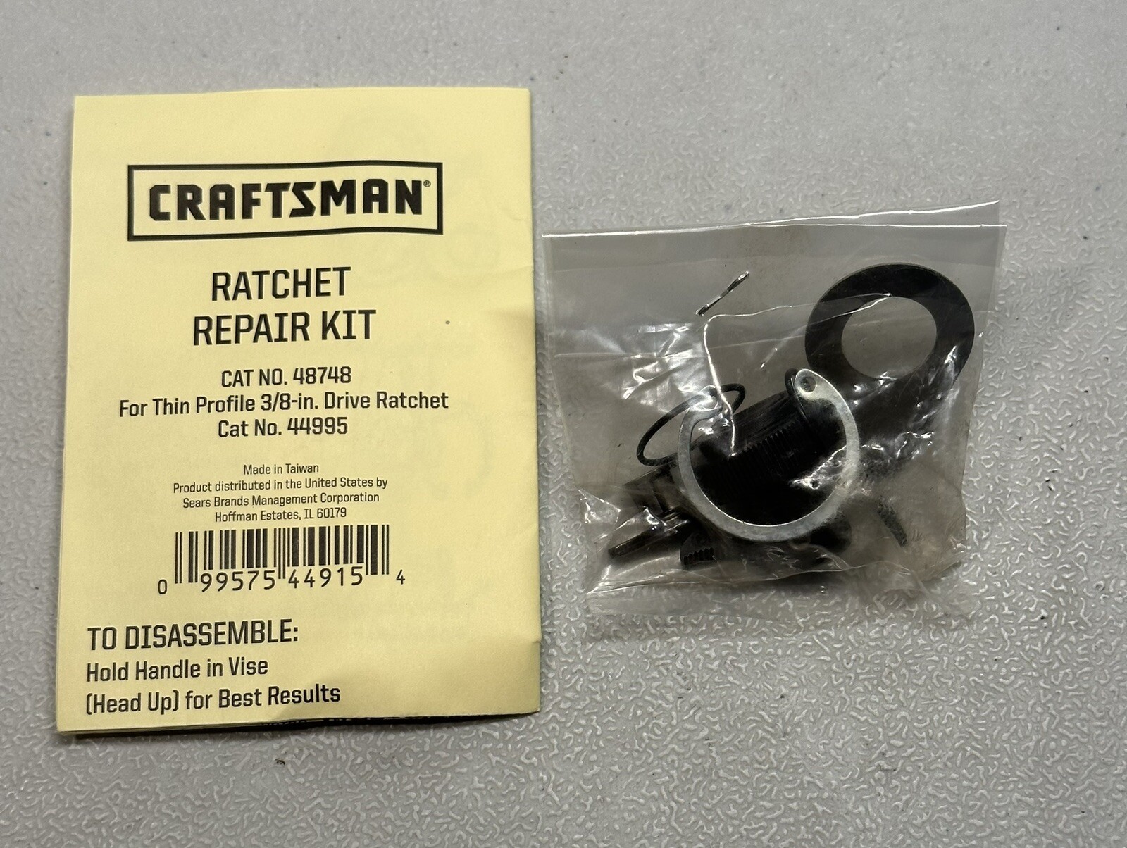 Ratchet Repair Kit 48748 - thin profile 3/8" Drive for Ratchet #44995 ...