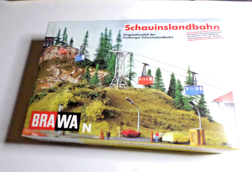 BRAWA 6560 Scale N Complete Cable Car 4 Gondolas NOS | eBay