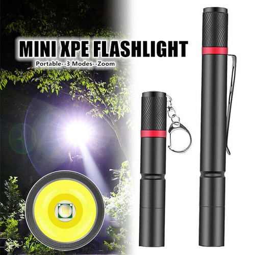 Mini Portable LED Flashlight Pocket Ultra Bright Handheld Pen Light for ...