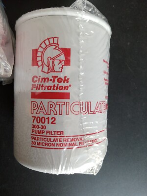 Cim-Tek Particulate Pump Filter, 70012, 300-30, Max Flow 15 GPM/56LPM ...