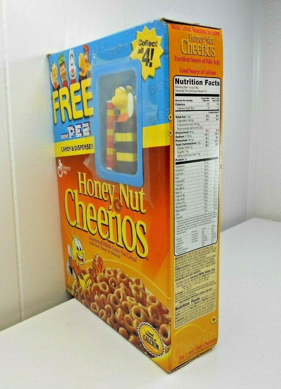 Honey Nut Cheerio Buzz Bee PEZ Dispenser 2002 Vintage PEZ Cereal ...