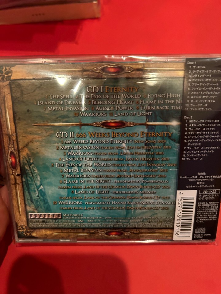 2020 FREEDOM CALL ETERNITY JAPAN edition release 2-cd set MICP-90114 | eBay